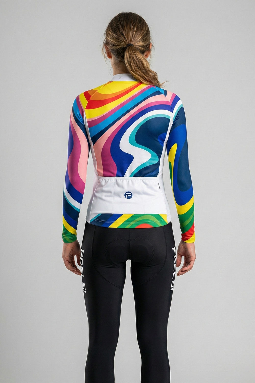 Rainbow Sprinter - AI-Designed Multicolor Cycling Jersey, Limited Edition
